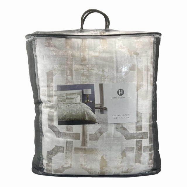 Hotel Collection Fresco Full/Queen Comforter Gold