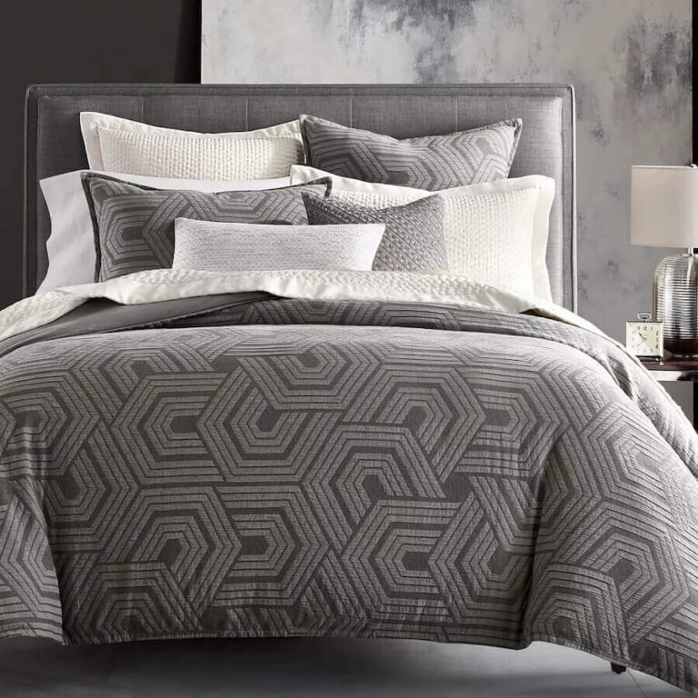 Hotel Collection Layered Frame Full/Queen Quilted Coverlet