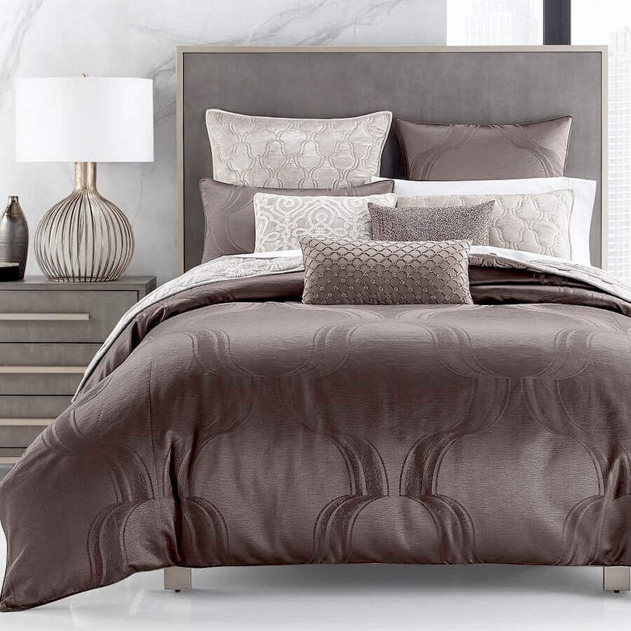 Hotel Collection Contour King Comforter Chocolate Brown