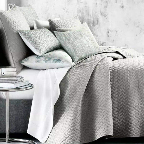 Hotel Collection Layered Frame Full/Queen Quilted Coverlet