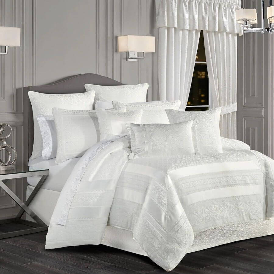 J Queen New York Epic EURO Sham White